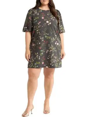 SUGARLIPS Morrigan Bubble Sleeve Shift Dress