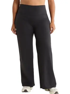 Zella Zen High Waist Wide Leg Pants - Black