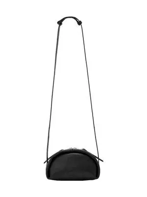 ALLSAINTS Rosalie Arc Crossbody Bag - Black/silver