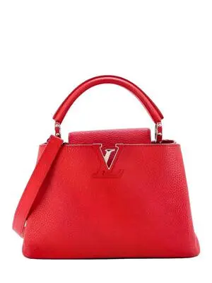 LOUIS VUITTON Capucines Bb Satchel - Red