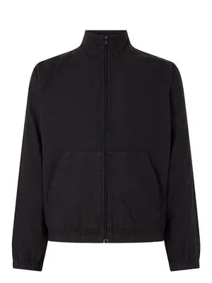 JAMES PERSE Linen-blend Blouson Jacket - Black