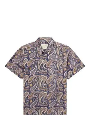 KARDO Ron Button-down Collar Paisley-print Cotton Shirt - Multi