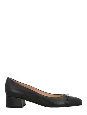 Bally Leather Pumps With Appliqués - Black