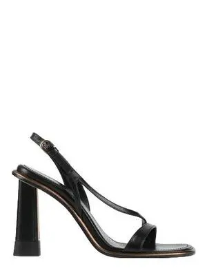 Etro Leather Slingback Sandals - Black