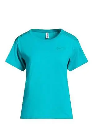 Moschino Printed Cotton T-shirt - Blue