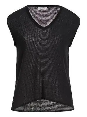 Crossley Sleeveless V-neck Knit Top - Black
