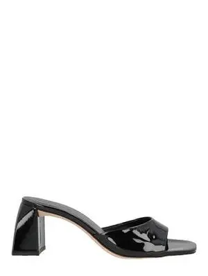 By Far Sandals In Soft Leather - Black