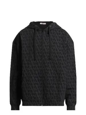 Valentino Garavani Cotton Blend Sweatshirt - Black