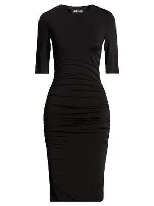 Just Cavalli Midi Bodycon Dress - Black