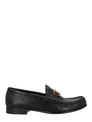Valentino Garavani Leather Loafers - Black