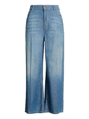 KAOS Wide-leg Jeans - Blue