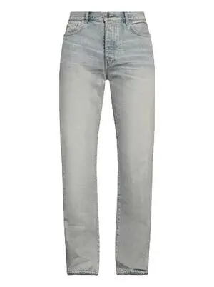 Amiri Cotton Straight-leg Jeans - Blue