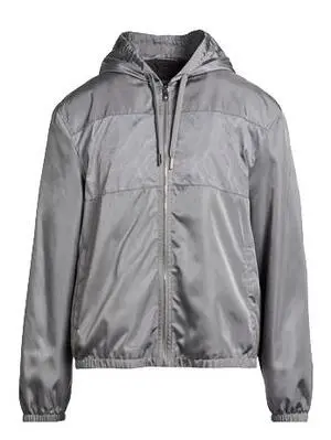 Versace Twill Hooded Jacket - Silver