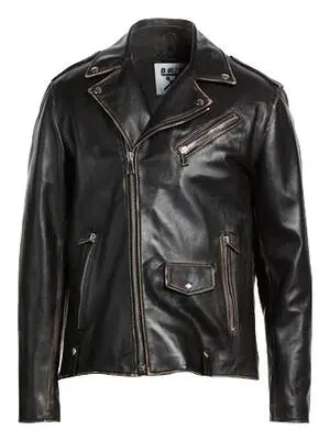 BERNA Leather Biker Jacket