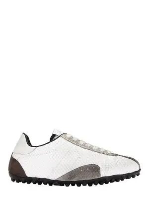MAISON MARGIELA Spinter Low Top Sneakers - White & Grey