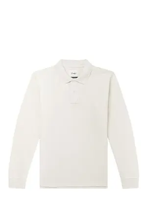 DRAKE'S Cotton-piqué Polo Shirt - Neutrals