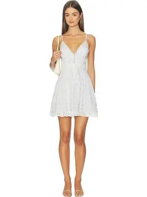 LoveShackFancy Zirelle Dress - Chapparal Blue