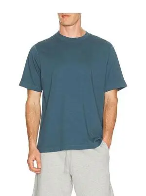 Reigning Champ Midweight Jersey Og T-shirt In Teal - Bermuda