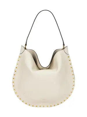 Isabel Marant Étoile Oskan Soft Hobo Bag - Chalk