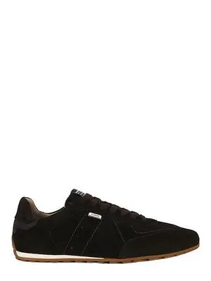 ALLSAINTS Liam Low Top Sneaker Dark Brown