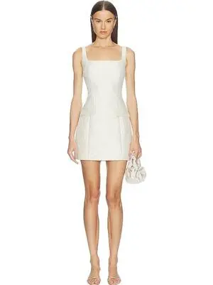 Amanda Uprichard Isabella Dress - Chalk