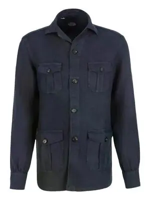 VINCENZO DI RUGGIERO Four-pocket Shirt Jacket - Blue