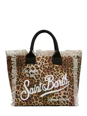 MC2 SAINT BARTH Vanity Fringe Tote Bag - Neutrals