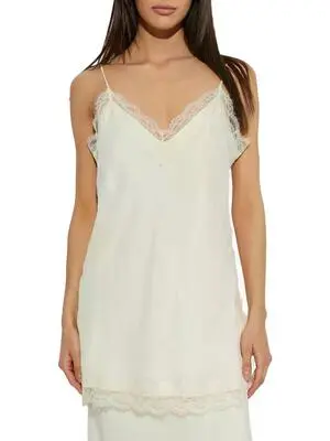 RÓHE Lace-trimmed Camisole Top - Neutrals