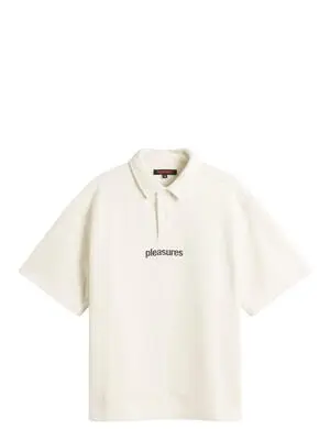 PLEASURES Cable Polo - Ecru