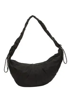 F/CE. Textured Twill Crossbody Bag - Black