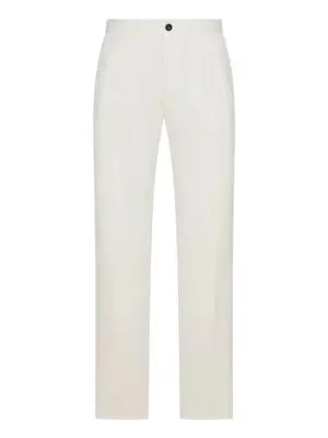 Incotex Pleated Tailored Trousers Neutrals