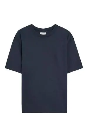 DRAKE'S Dropped-shoulder T-shirt - Blue