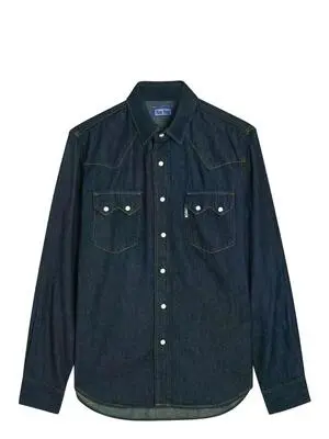 Blue Blue Japan Western-yoke Denim Shirt - Blue