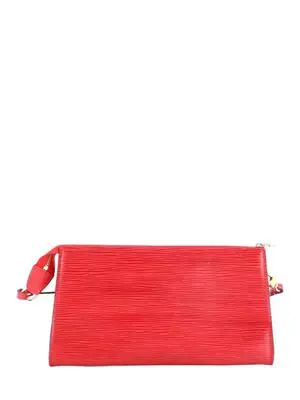LOUIS VUITTON Pochette Accessoires Epi Leather Clutch - Red