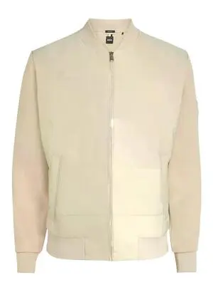 BOSS Zip-up Bomber Jacket - Neutrals