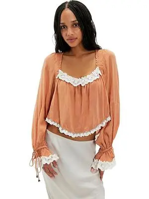 SPELL Poison Peach Blouse - Rose
