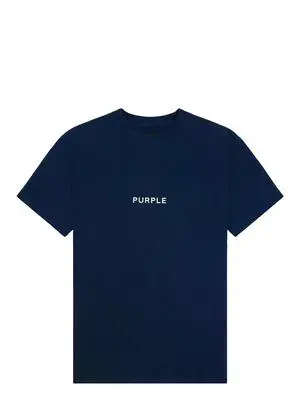 PURPLE BRAND Logo-print T-shirt - Blue