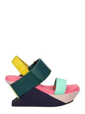 United Nude Delta Wedge Sandals - Green