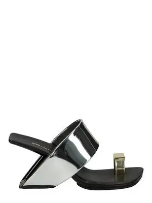 United Nude Loop Toe-ring Sandals - Silver