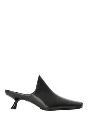 Loewe Pebble Leather Mules - Black