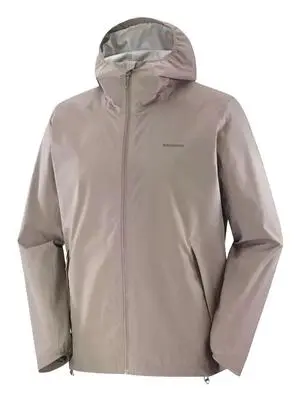 SALOMON Outscape 2l Logo-print Hooded Jacket - Neutrals