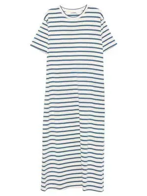 JIL SANDER Striped Maxi Dress - Neutrals