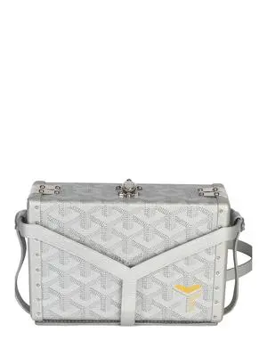 Goyard Ine Canvas Minaudiere Trunk - Silver