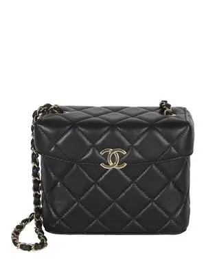 CHANEL Quilted Lambskin Secret Box Bag
