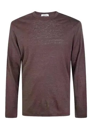 GRAN SASSO Long-sleeve T-shirt - Brown