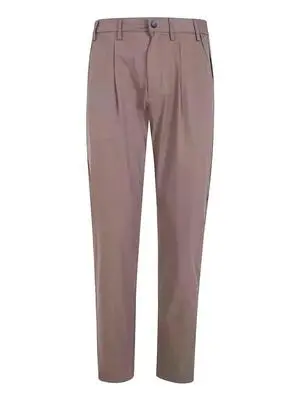 PEOPLE OF SHIBUYA Kobra Pleated Trousers - Brown