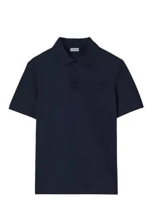 Burberry Cotton Polo Shirt - Blue