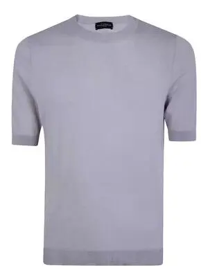 BALLANTYNE Fine-knit T-shirt - Grey