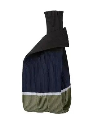 CFCL Ribbed Knit Tote Bag - Blue