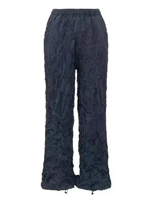 GONGDID DESIGN Hand-pleated Trousers - Blue
